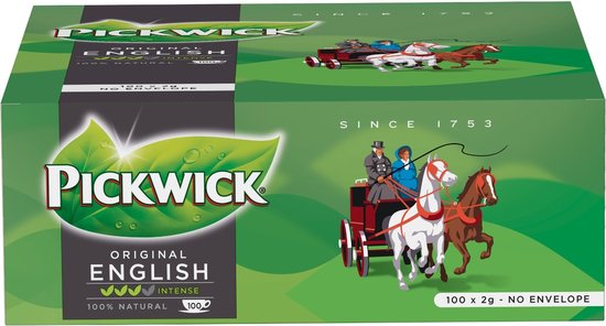Pickwick Tea English Blend Pot / Pack 100 | bol.com