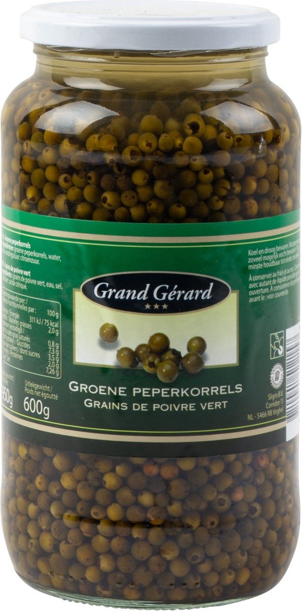 Grand Gérard Peperkorrels groen - Pot 950 gram | bol