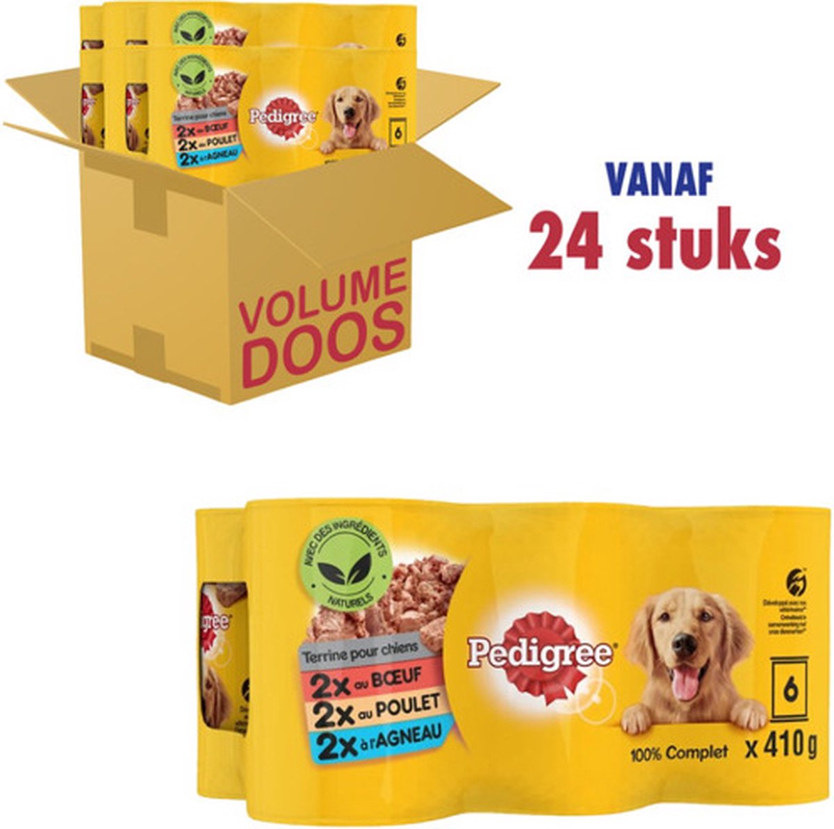 Pedigree Compleet natvoer voor honden (24 x 410g) | bol
