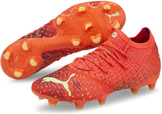 PUMA Future Z 1.4 FG/AG Voetbalschoenen - Fiery Coral / Fizzy Light ...