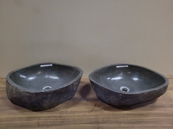 2 wasbakken uit 1 steen Twinset FL21753 | bol.com