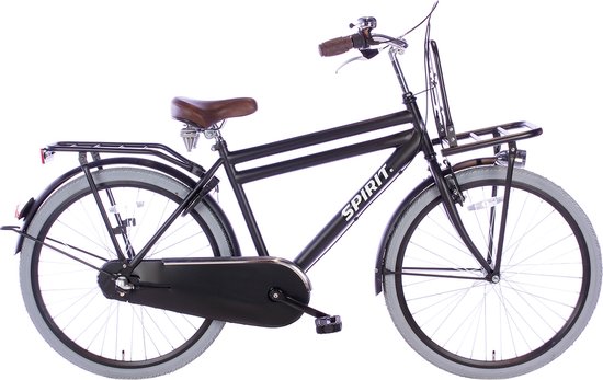 Spirit Cargo N3 Jongensfiets Mat-Zwart 26 inch | bol.com