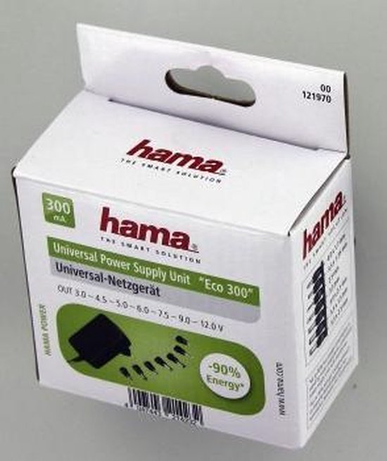 Hama "Eco" Universal Switching Power Supply Unit, 300 mA | bol