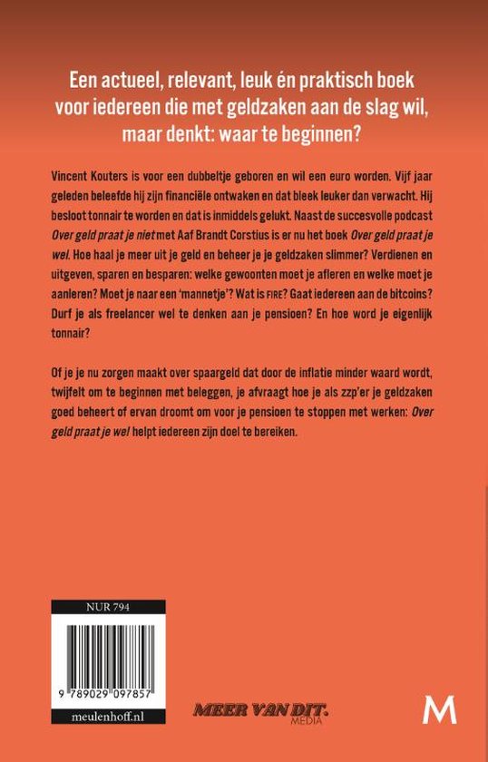 Over geld praat je wel | 9789029097857 | Aaf Brandt Corstius | Boeken | bol