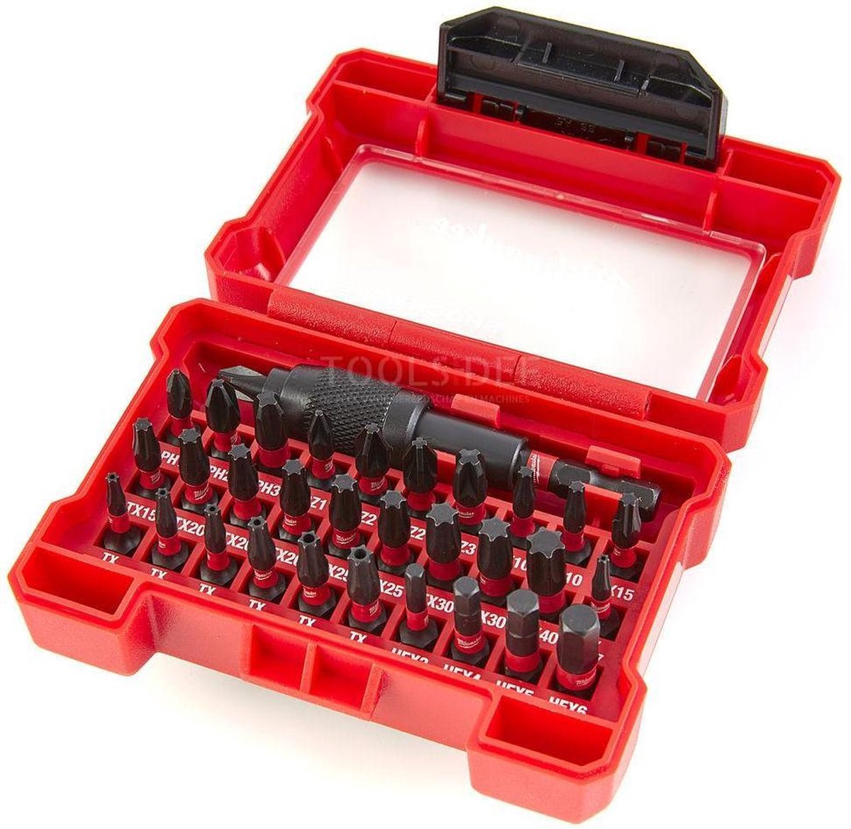 Milwaukee Shockwave 32 Delige Schroefbitset met riemclip - 4932464240 | bol