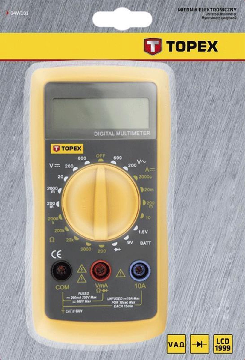 TOPEX Digitale Multimeter | bol.com