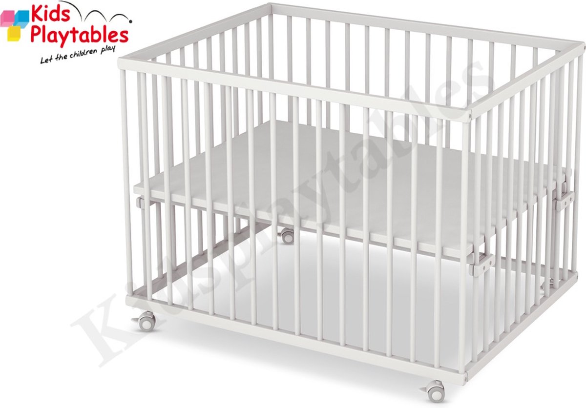 SÄMANN® Baby Box Premium 75x100 Wit en in hoogte Verstelbare Bodem ...