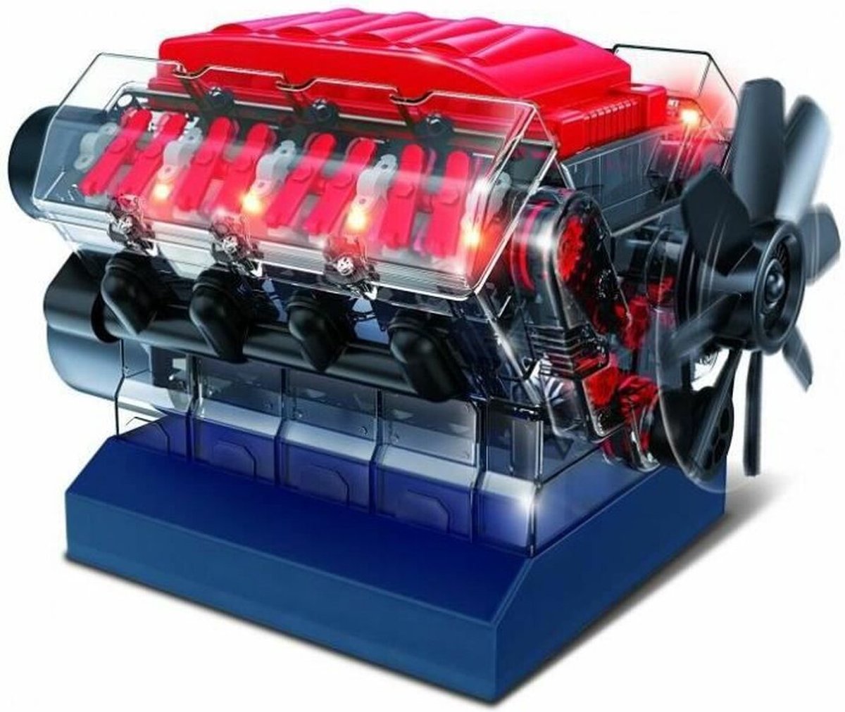 BUKI bouwpakket V8-motor schaalmodel - 270-delig | bol.com