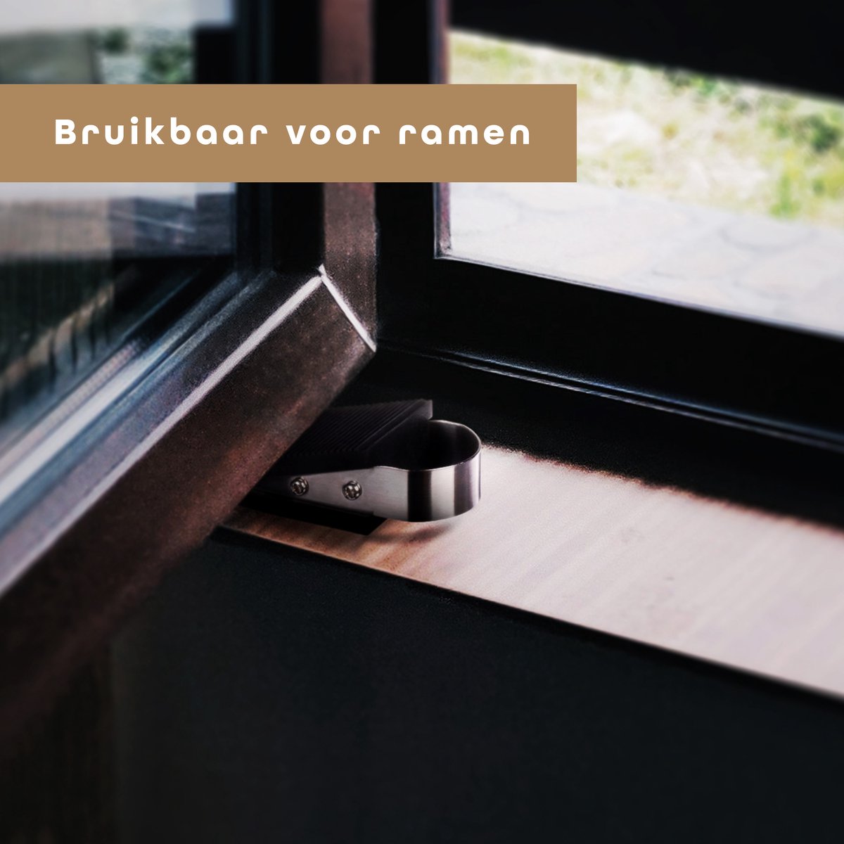 Deurstopper – Deurstoppers Buiten en Binnen – Raamstopper – Rubber Spie ...