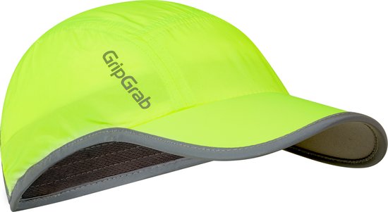 GripGrab - Hi-Vis Lichtgewicht Running Pet Zomer Hardloop Cap - Geel Hi ...