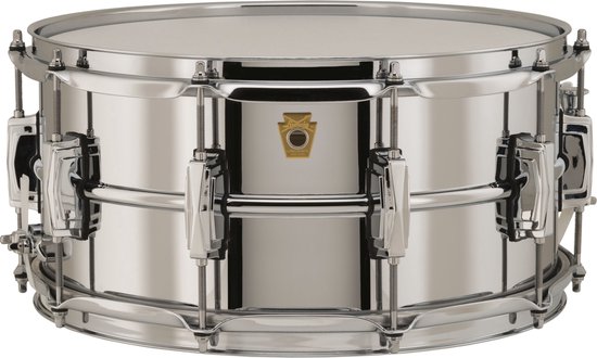 Ludwig Supra Phonic Snare LB402B, 14"x6,5", Chrome over Brass - Snare ...