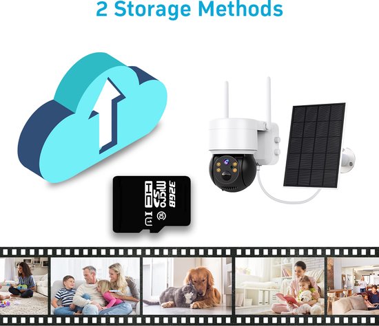 PuroTech IP Beveilingscamera - Buitencamera Met Zonnepaneel - Solar - Op Zonne Energie... | bol.com