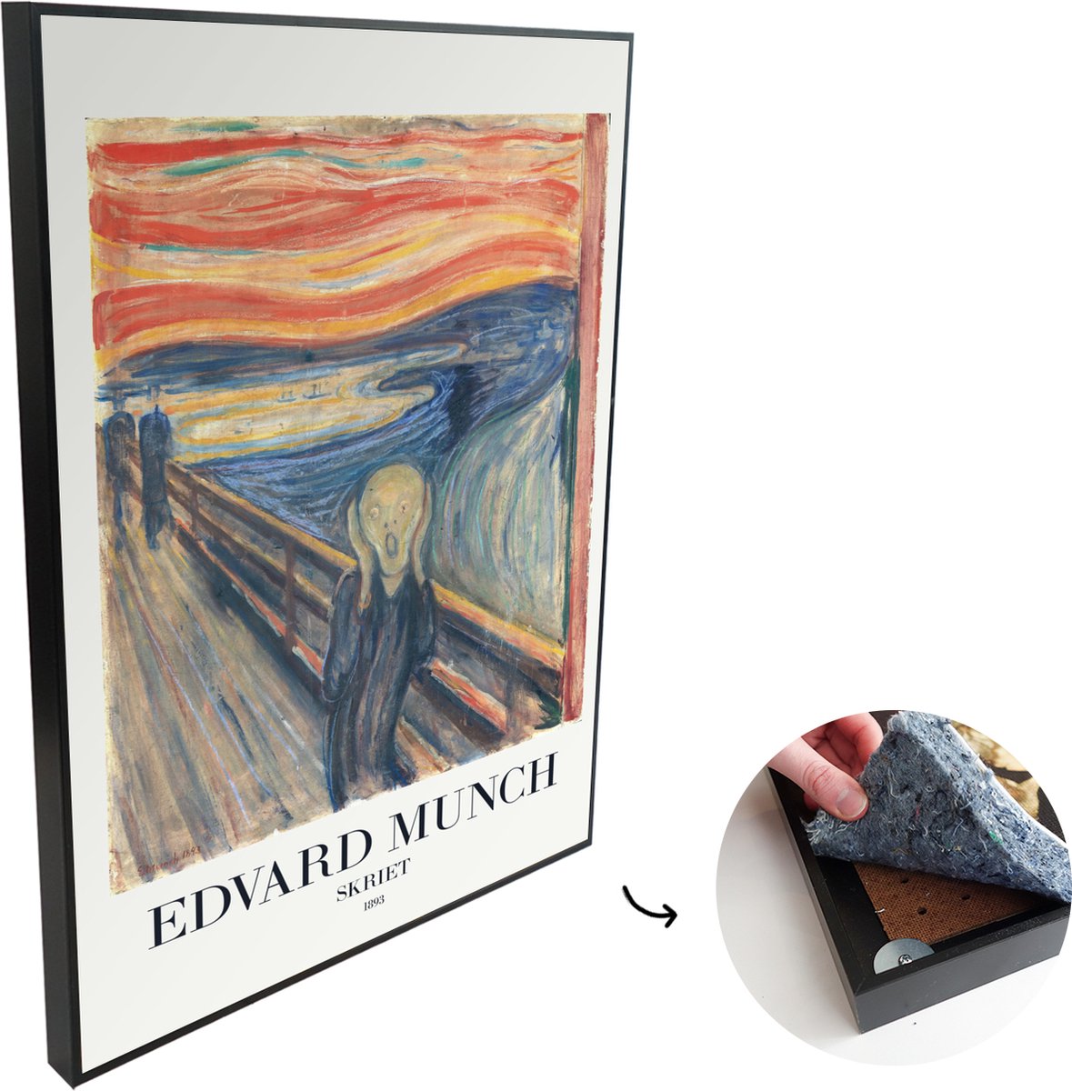 Schilderij - Schreeuw - Munch - Oude meesters - Kunst | bol.com