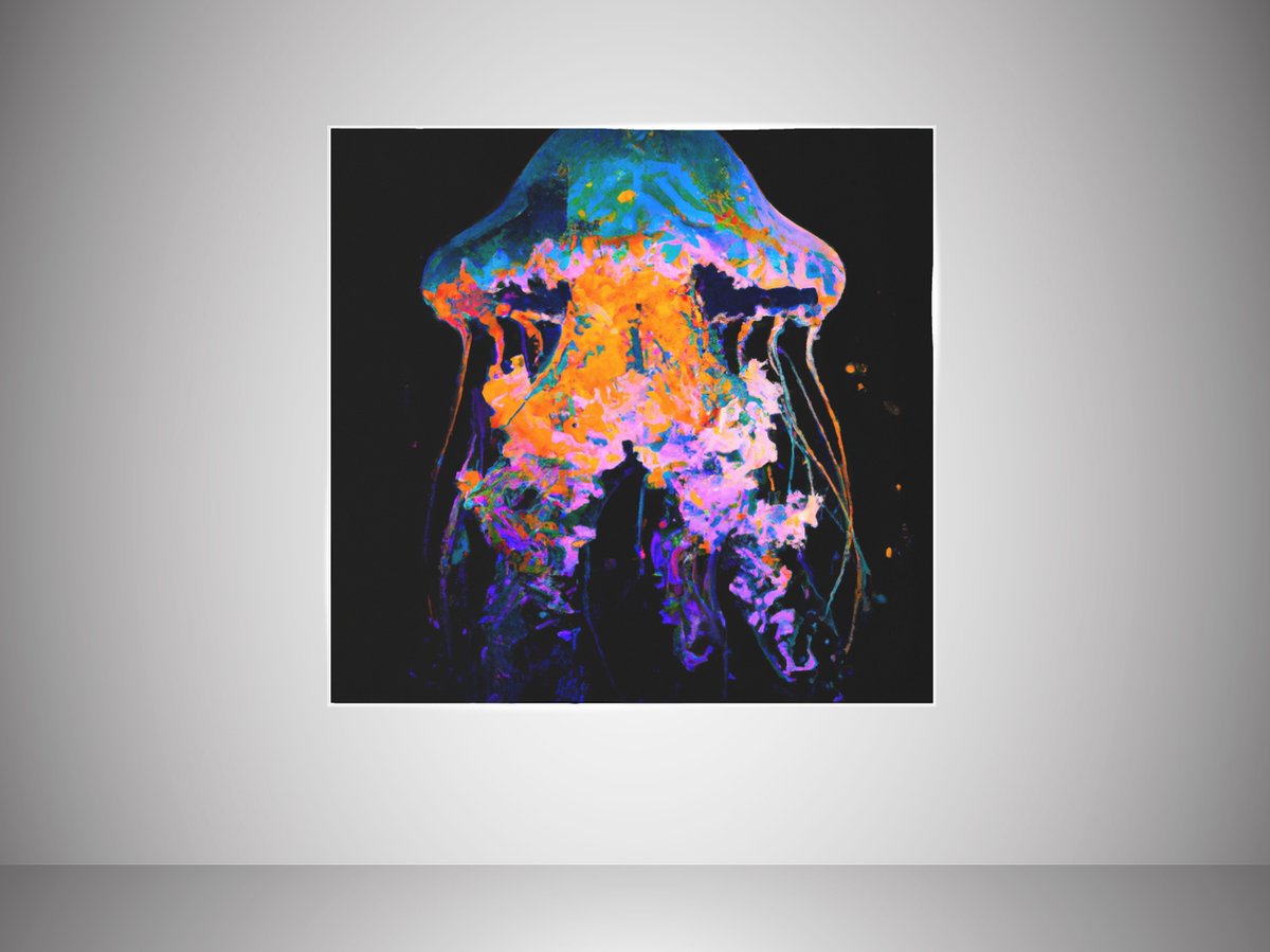 Shake your body like a jelly dancer kunst - 80x80 centimeter op ...