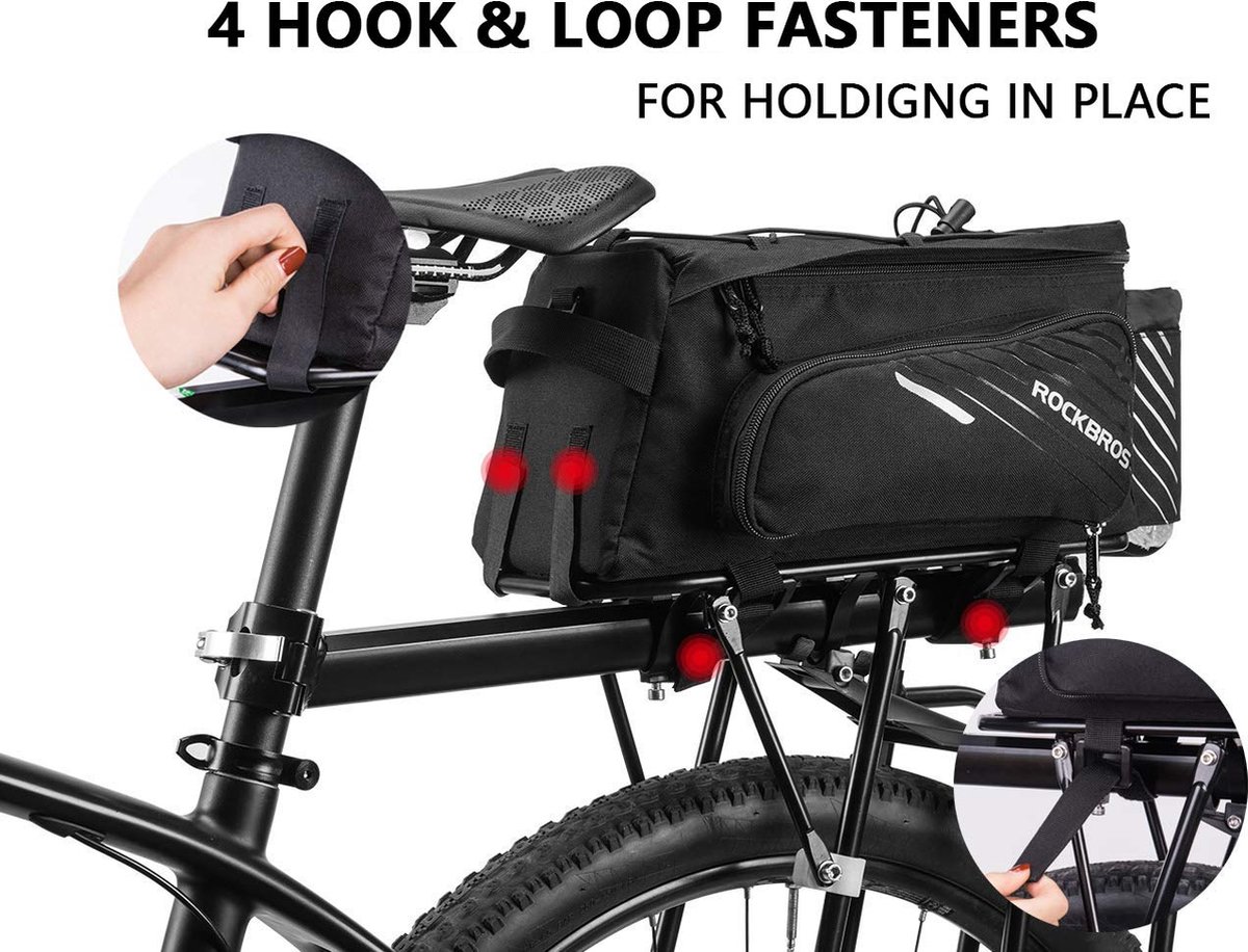 Rockbros Fietstas Bagagedrager - Fietstas Achter Transporttas Bagagetas ...