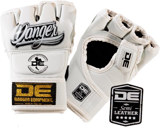 Danger Competition MMA handschoenen - semi-leer - wit - maat XL | bol