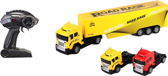 R/C 1/32 Radio Control Truck Transporter 2.4ghz met verlichting, 4 ...
