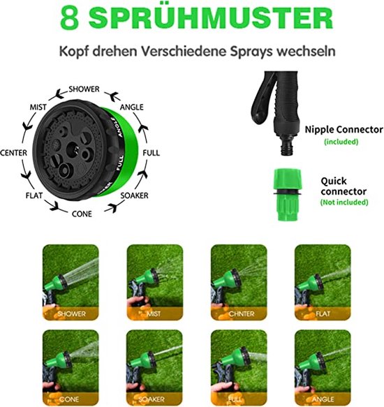 Flexibele tuinslang, garden hose, water hose, premium tuinslang in ...