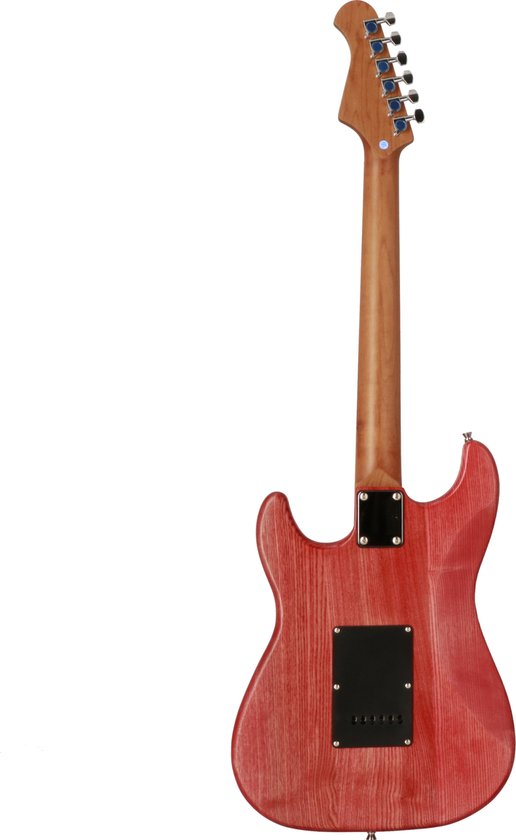 Fazley Outlaw Series Sheriff Plus HH Red elektrische gitaar met gigbag ...