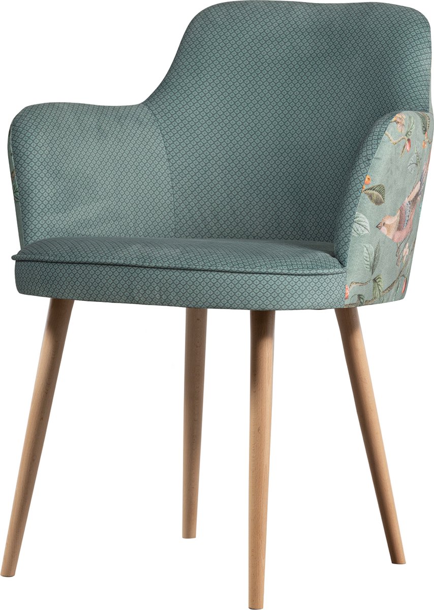 Pip Studio Eetkamerstoel Pip - Velvet - Nightingale Groen - Set van 2 ...