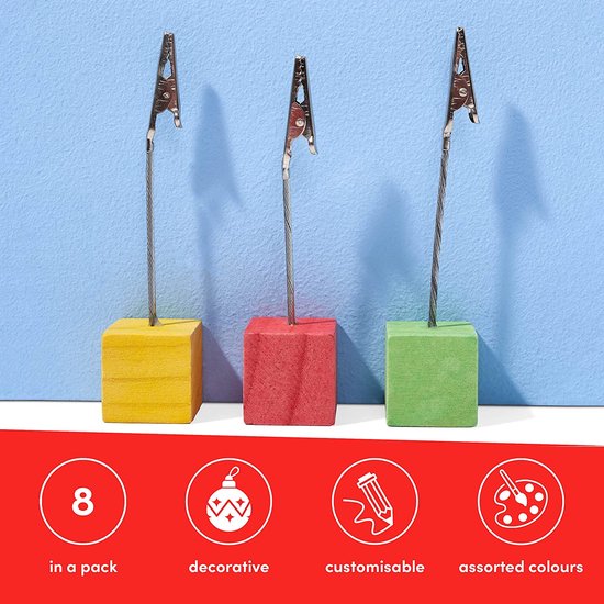 18 Stuks Fotohouders Clip, Memohouder, Tafelkaarthouders - Thuis ...