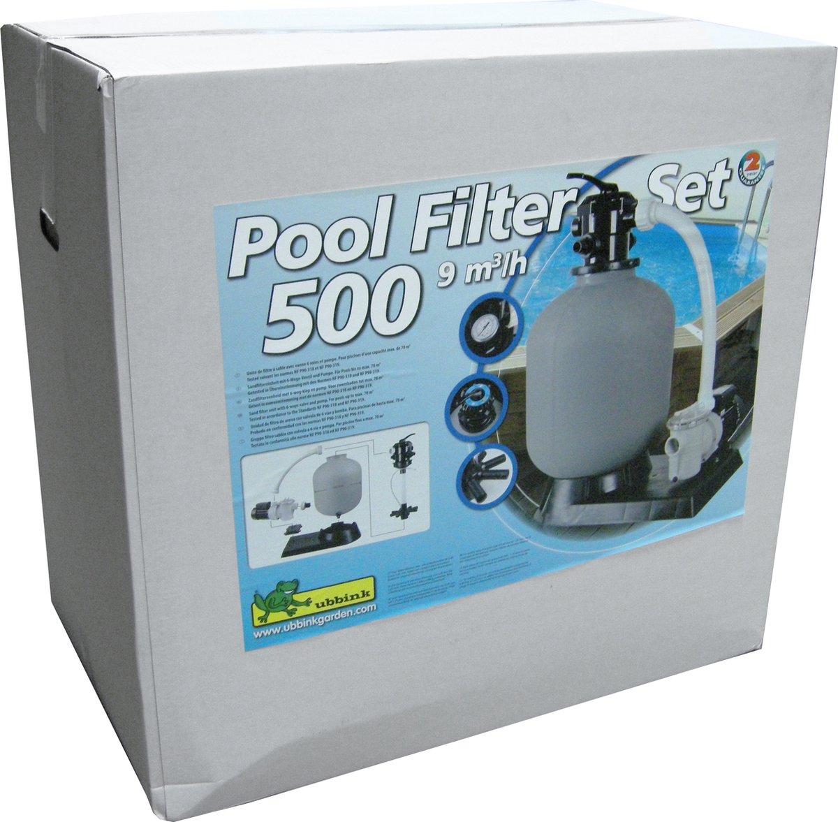 Ubbink - Poolfilter - Set 500-9 m3 Zandfilter - incl. Zwembadpomp | bol.com