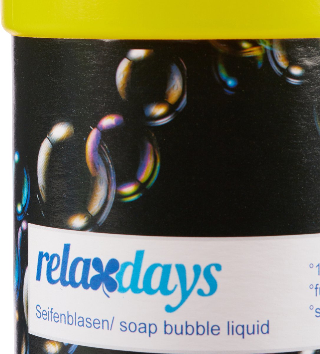 Relaxdays bellenblaas navulling - set van 3 - bellenblaas vloeistof - 1 ...