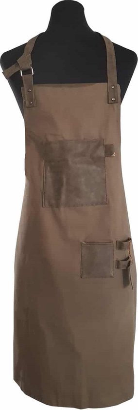 Norlander Canvas BBQ Schort Bruin | bol