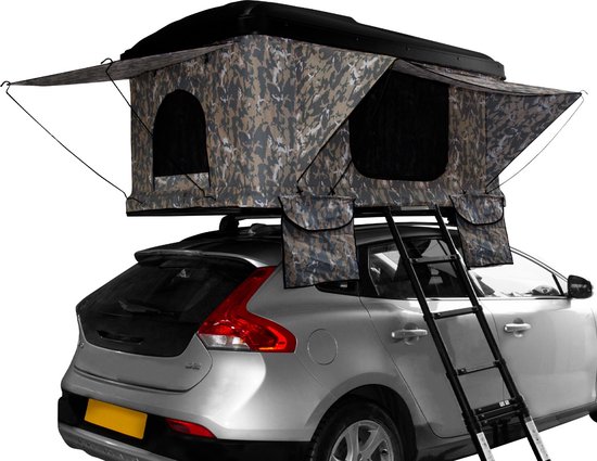 Monster Shop Auto Dak Tent - 2-3 Personen Capaciteit - Gas Gesteund ...