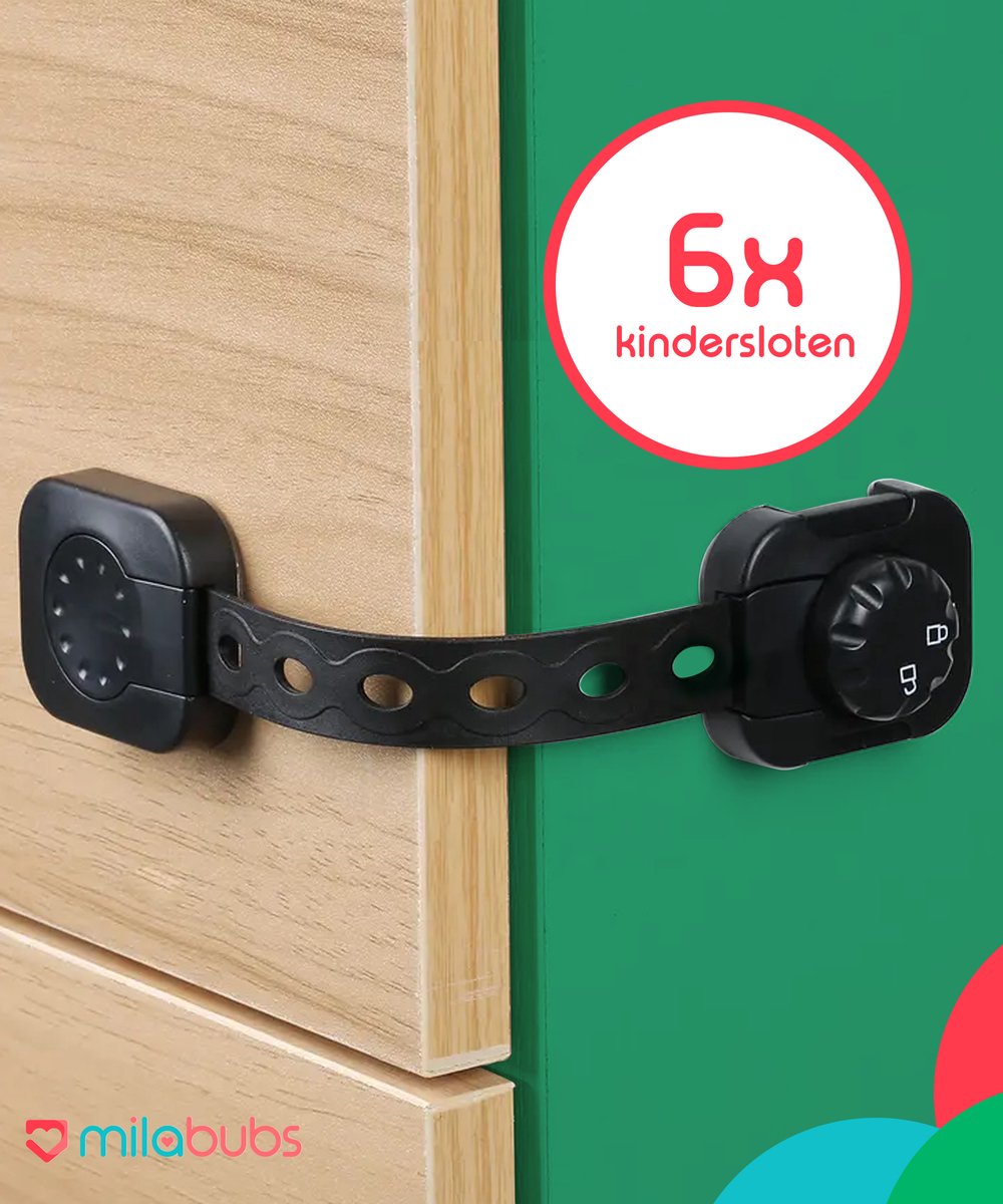 Kinderslot Kastjes Set van 6 - Kastbeveiliging voor Kinderen ...