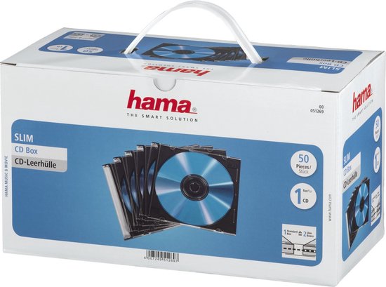Hama Cd Slim Box 50P. | bol