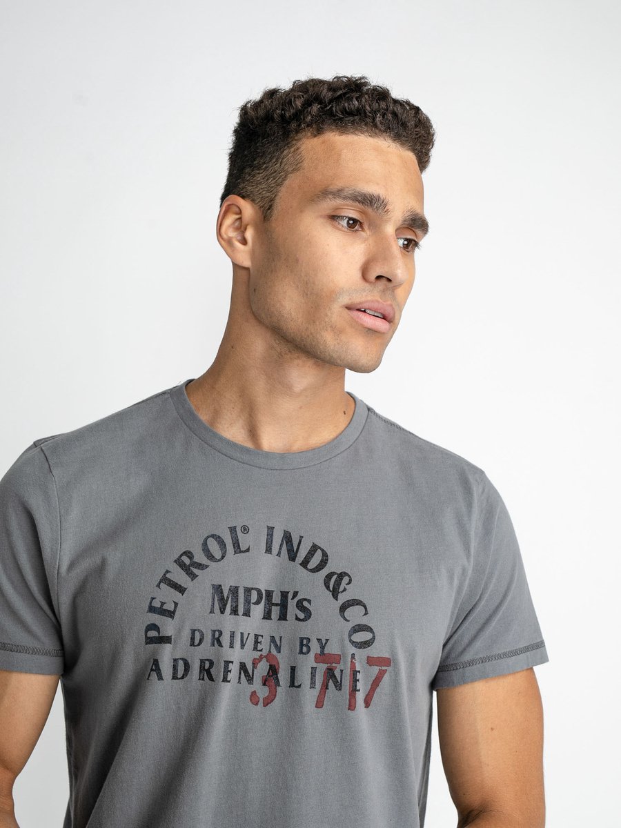 Petrol Industries - Heren Logo T-shirt - Zwart - L | bol.com