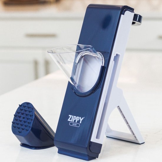Orange Donkey, Zippy Slicer 4-in-1 Verticale Mandoline - Blauw - Voor ...