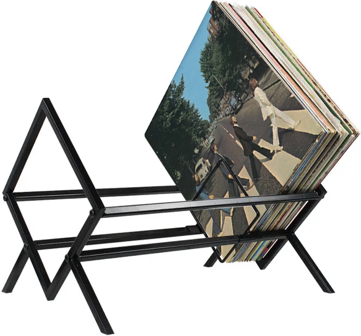 Amenzo® Luxe LP Opbergsysteem - 130 tot 140 Vinyl Platen - Platenrek ...