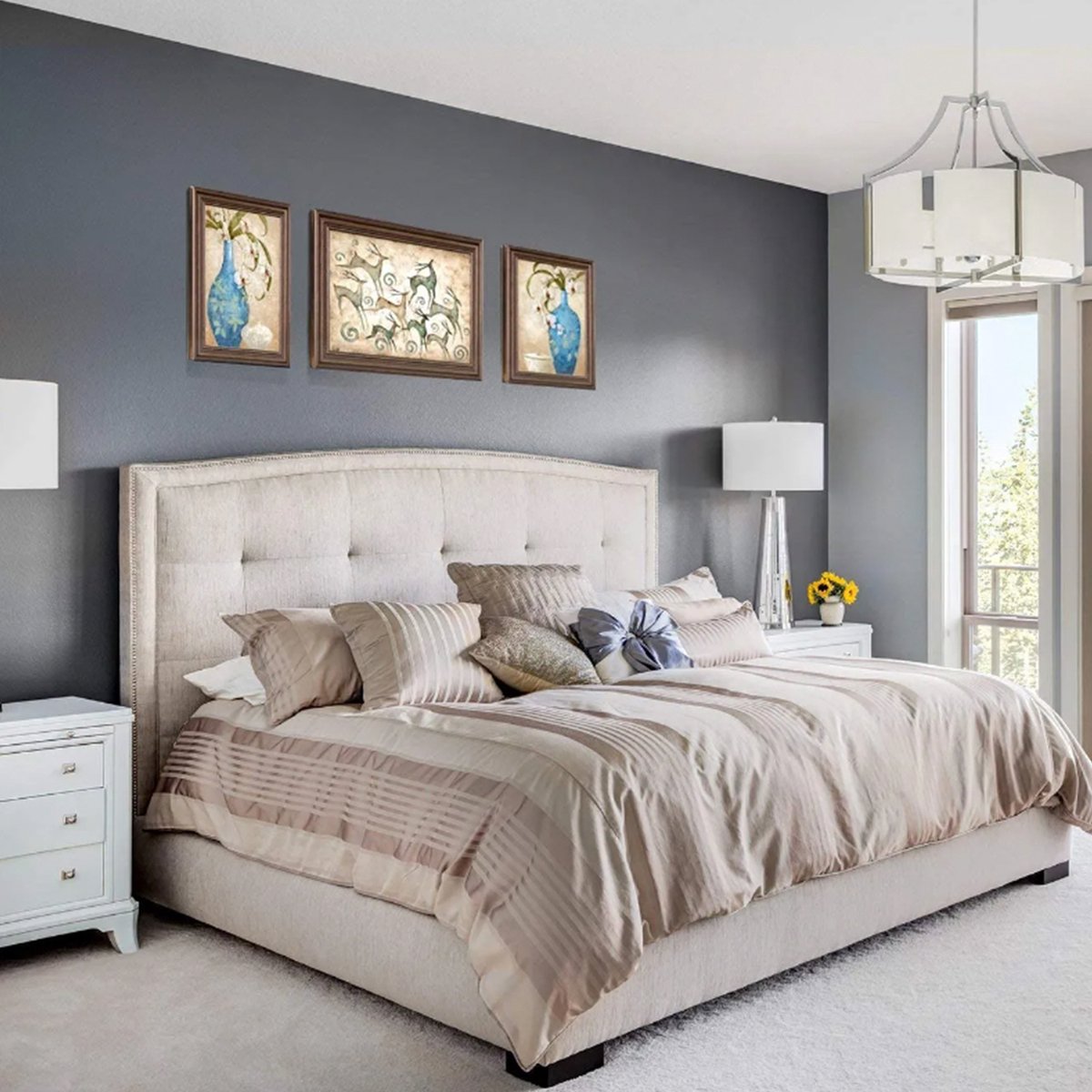 Happyment Zelfklevend behang modern - Wasbaar plakbehang - Peel and ...