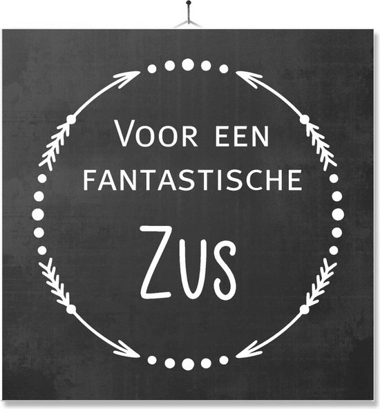 Tegel Met Opdruk | Geschenk | Kado | Voor een fantastische zus | bol