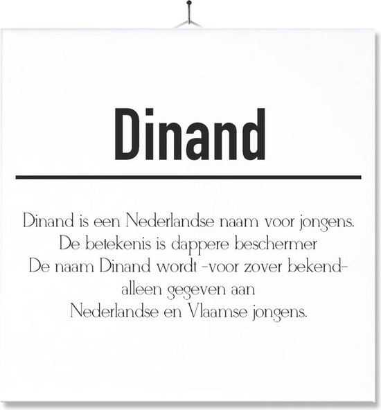 Tegel Met Opdruk | Betekenis | Kado | Cadeau | Met Naam - Diand | bol