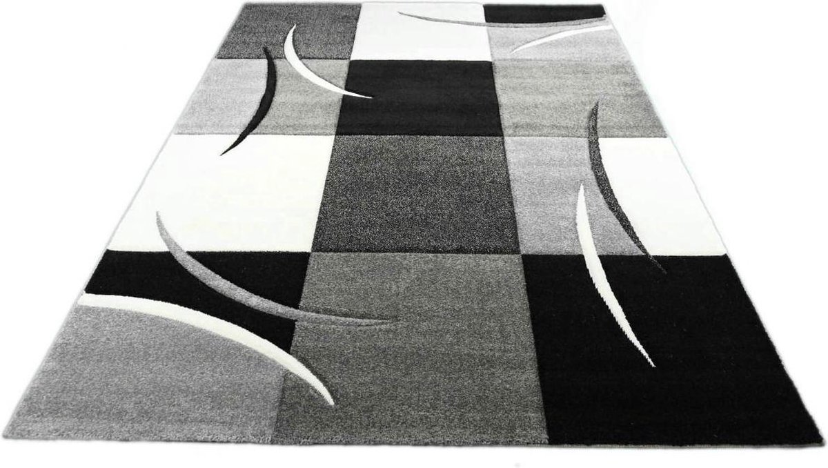 Geweven Karpet Diamond 665-95 Grey-160x230 cm | bol.com