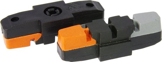 Saccon Remblokken voor Magura velgrem - zwart/grijs/oranje - per paar | bol