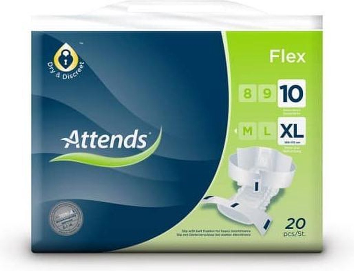 Attends Flex 10 XL 20 Stuks | bol