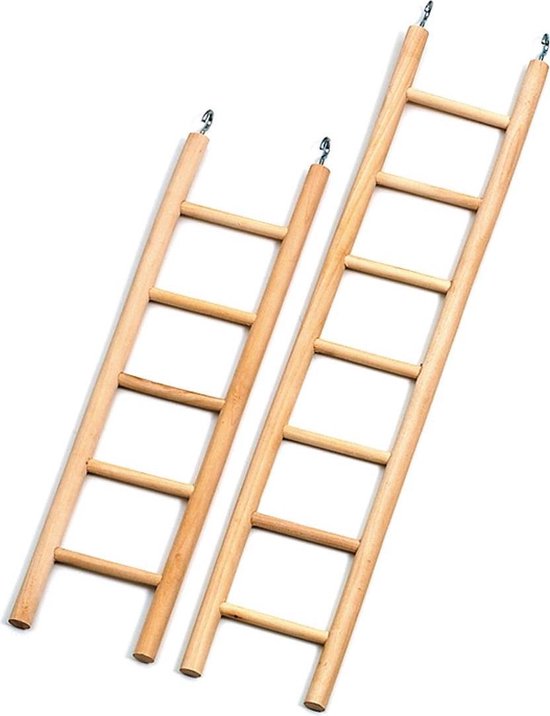Cockatiel ladder 5 steps, length 34cm | bol.com