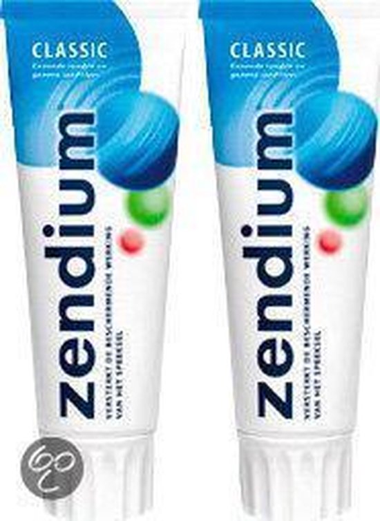 Zendium - Tandpasta - Classic - 75ml x 2 | bol