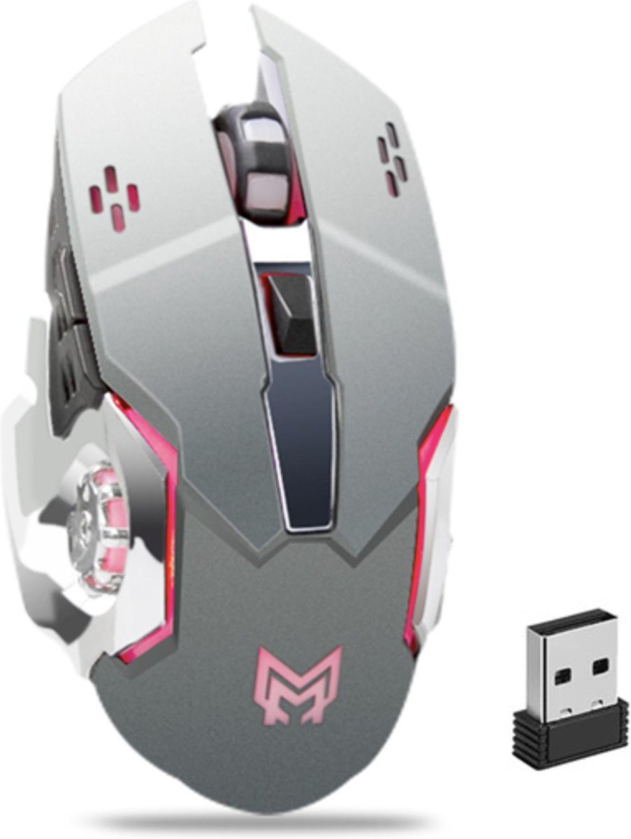 Optische 6D Gaming Muis | Programmeerbare Knoppen | Draadloze ...