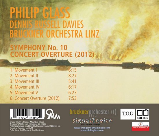 Dennis Russell Davies, Bruckner Orchestra Linz - Glass: Symphony No.10 ...