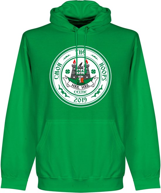 C'mon The Hoops Celtic Logo Hoodie - Groen - L | bol.com
