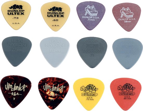 Jim Dunlop - Variety Pack Light / Medium - Plectrum - 12-pack | bol