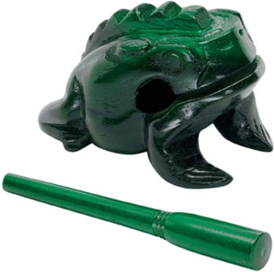 Meinl Guiro Frog NINO514GR, medium, green - Guiro | bol