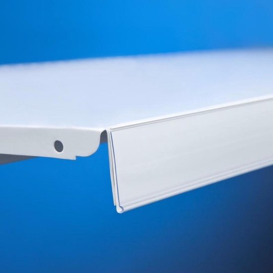 20x Winkel prijskaartjes plakstrip wit 100 cm x 32 mm - Retail ...