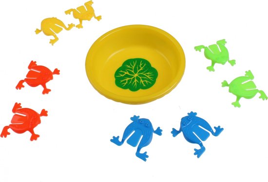 Jonotoys Kikkerspel Jumpy Froggies 9-delig | Games | bol