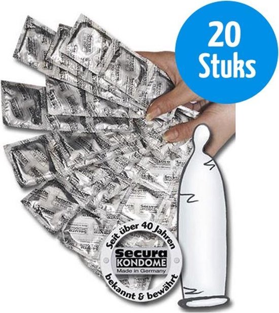 Secura Transparante Condooms - 20 stuks | bol.com